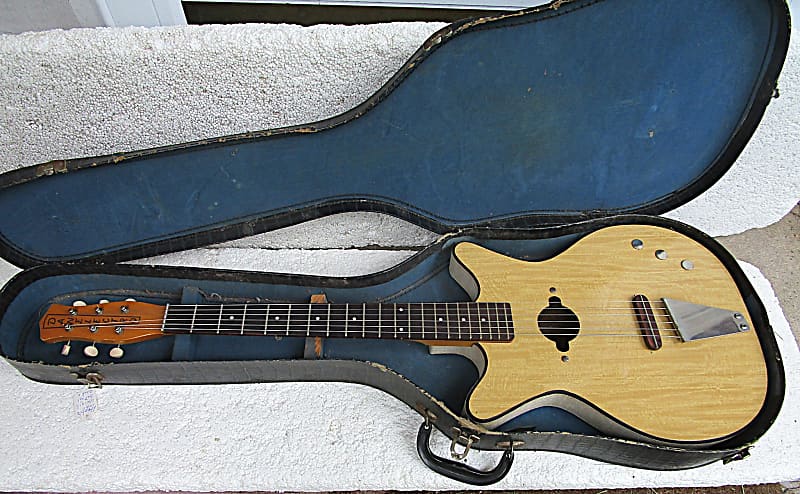 Danelectro Convertible Acoustic Guitar, 1960's, Case | Reverb