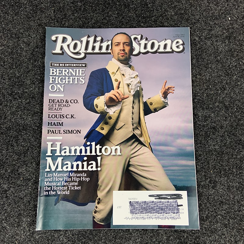 Rolling Stone Magazine Issue 1263 Lin-Manuel Miranda (June | Reverb