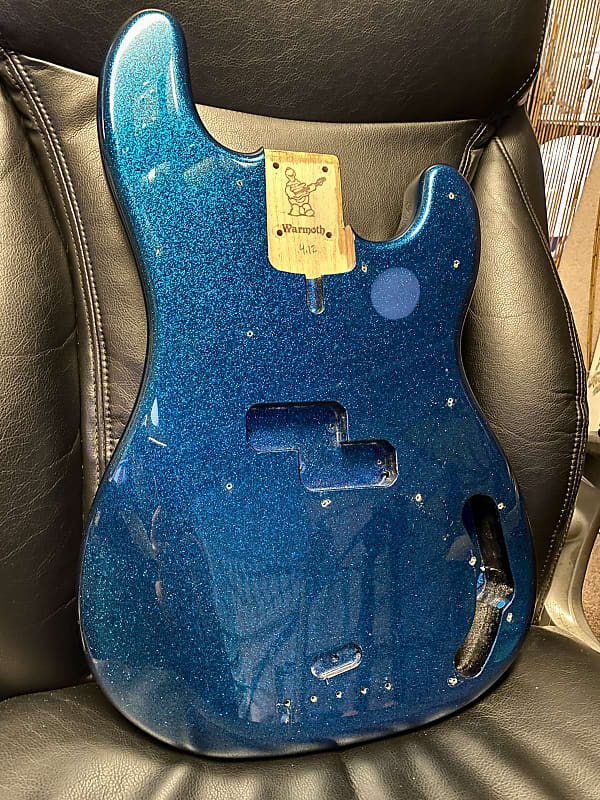 Warmoth Precision Bass Body Alder Turquoise Metal Flake | Reverb