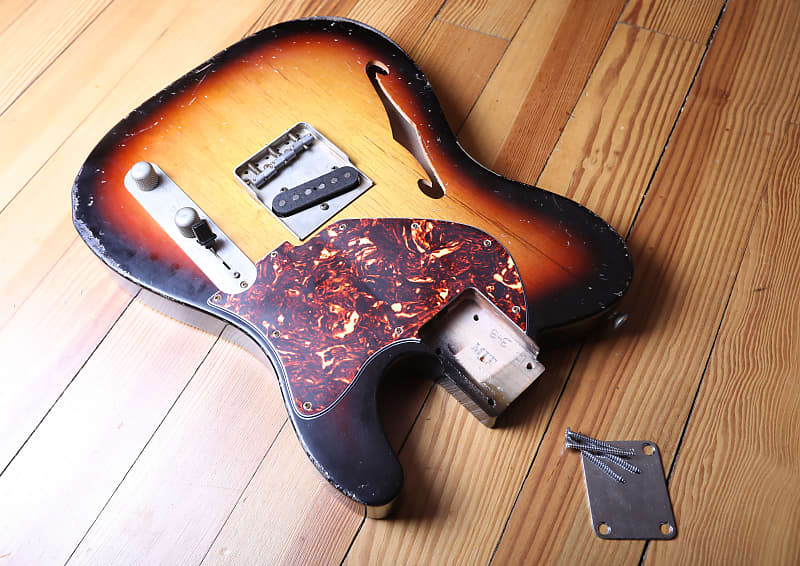 MJT Thinline Telecaster Relic Body Fully loaded, light! 2023 | Reverb