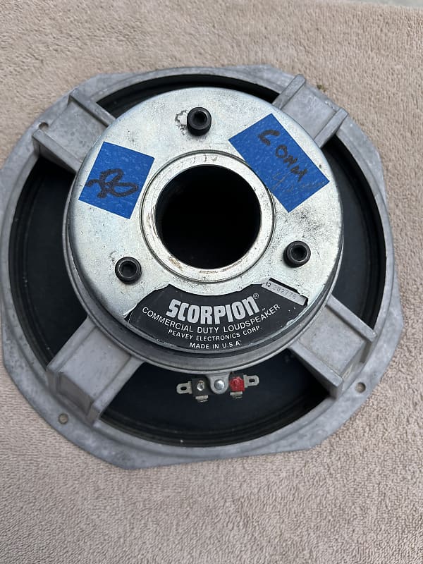 Peavey 12" SCORPION SPEAKER DON'T KNOW - SILVER | Reverb