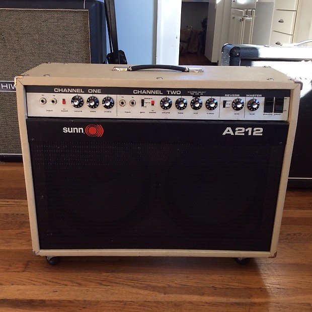 Vintage Sunn Model A 212 1975 Cream original a-212 t tube | Reverb