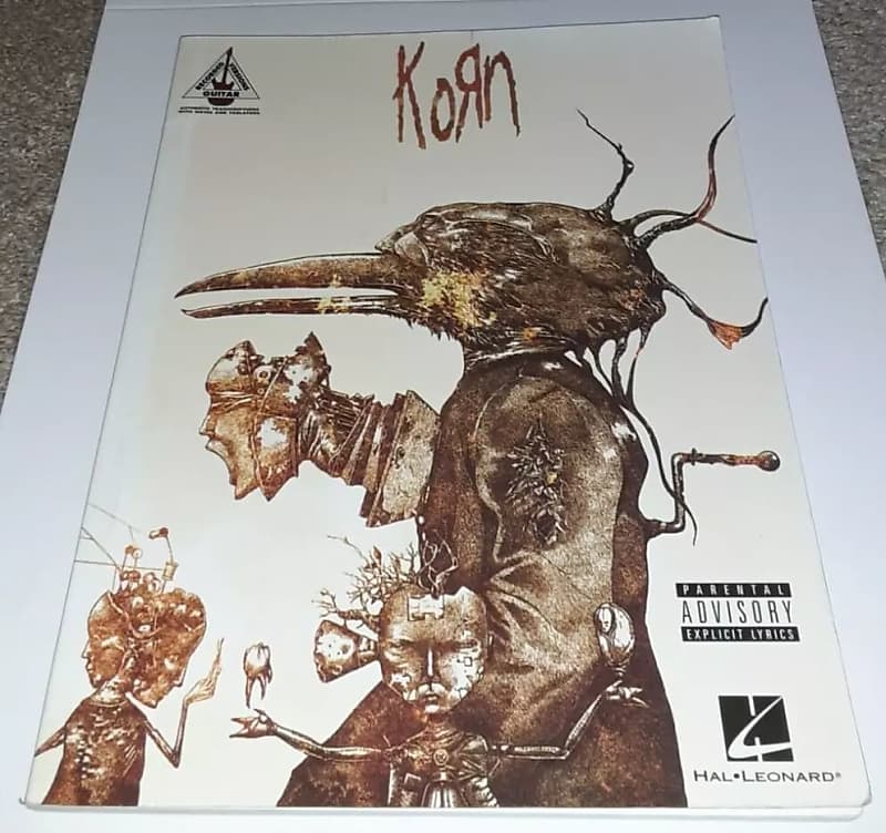KORN - SELF-TITLED - GUITAR TAB BOOK - TABLATURE SHEET MUSIC | Reverb