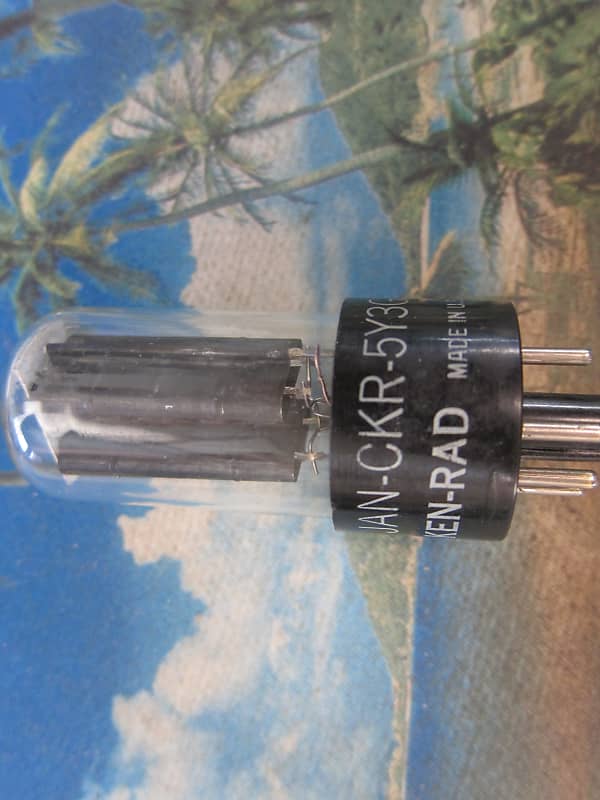 Ken-Rad 5Y3GT Rectifier Tube, JAN-CKR-5y3GT Military | Reverb