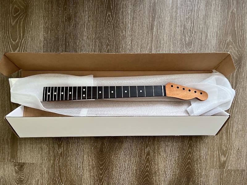 Warmoth Mahogany Telecaster Neck 2024 - Nitro Finish | Reverb