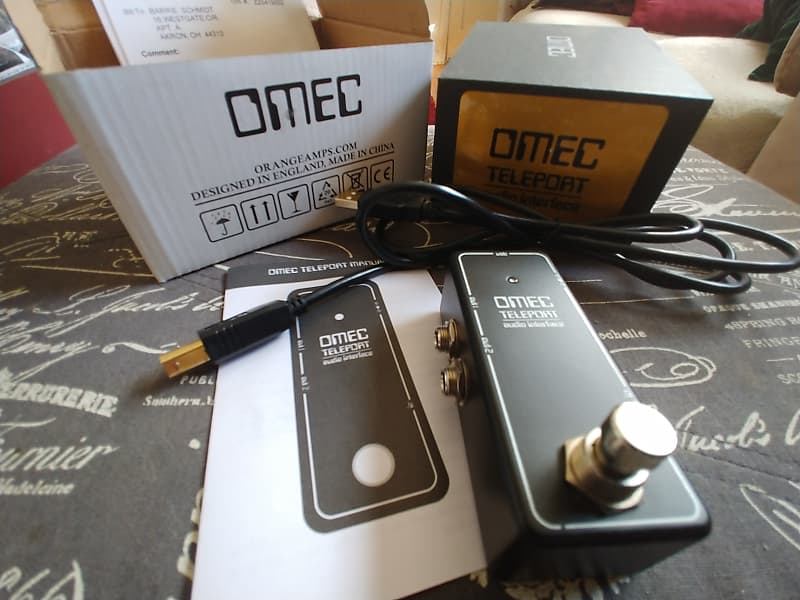 Orange Omec Teleport USB Audio Interface Pedal | Reverb