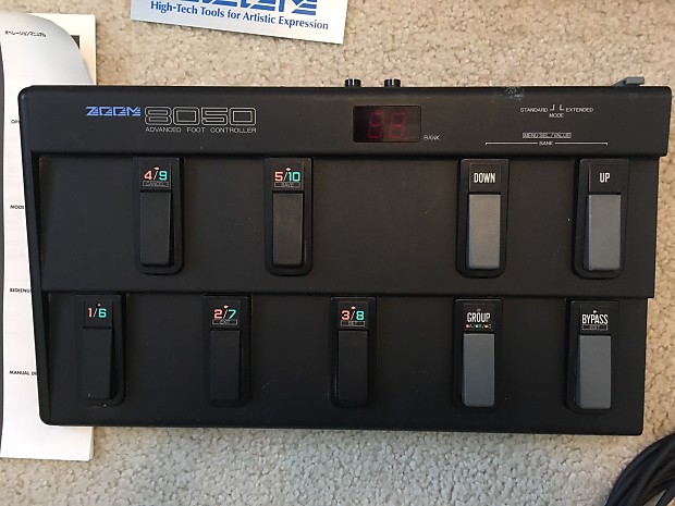 Zoom 9030 Effects Processer W/ 8050 Foot Controller Late 90s | Reverb