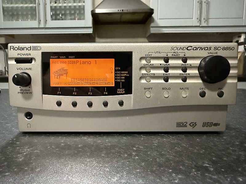 Roland SC-8850 Sound Canvas MIDI Sound Module | Reverb
