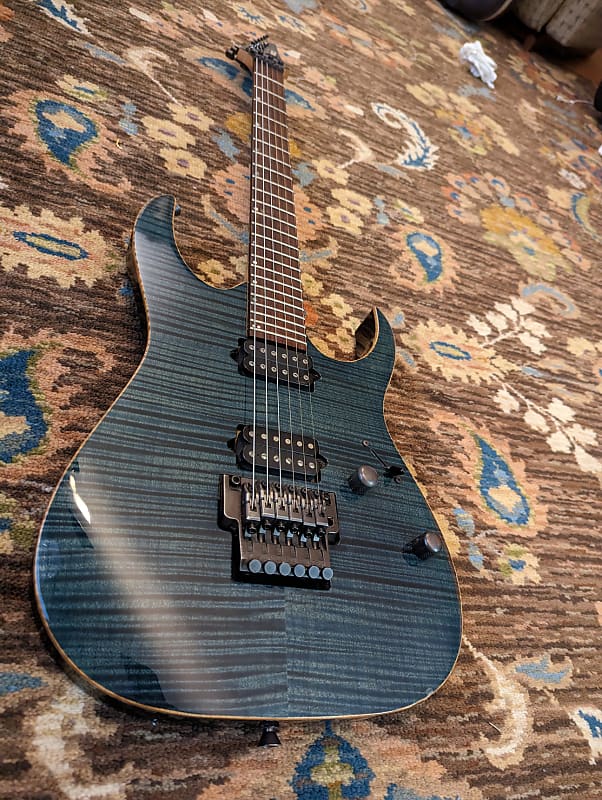 2001 Ibanez RG3120 Prestige Twilight Blue w/ Hardshell Case | Reverb