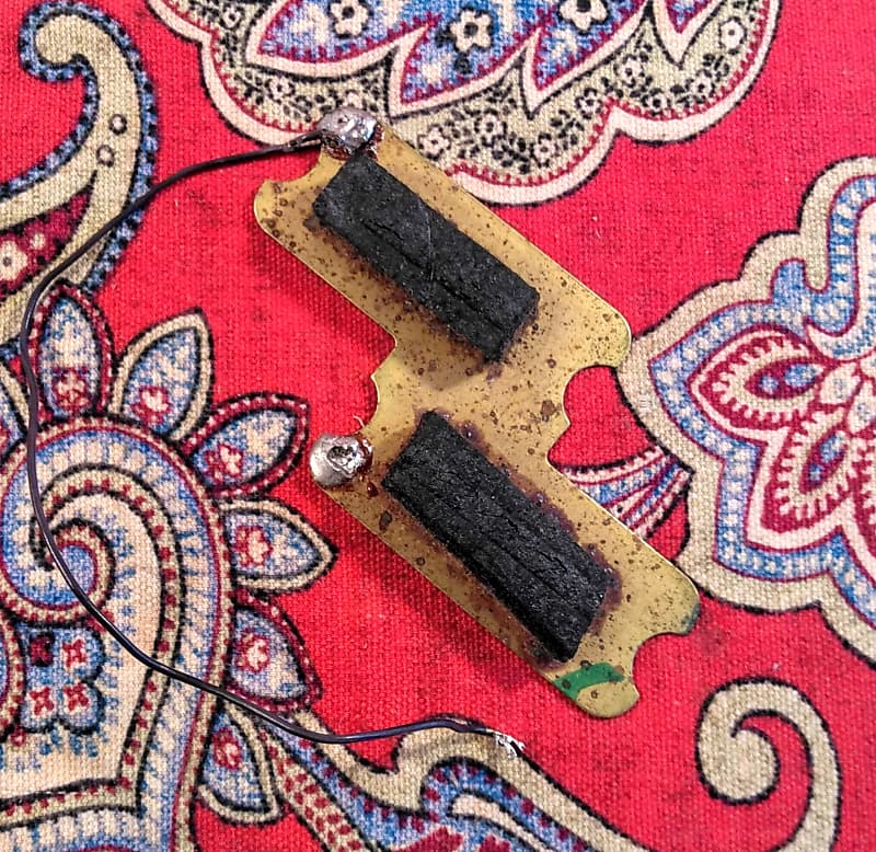 VINTAGE 1974 FENDER PRECISION BASS PICKUP SHIELDING PLATE - | Reverb