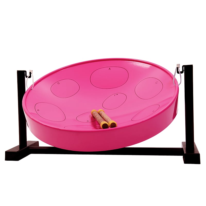 Jumbie Jam Steel Drum Kit - Table Top Stand - Pink Pan | Reverb