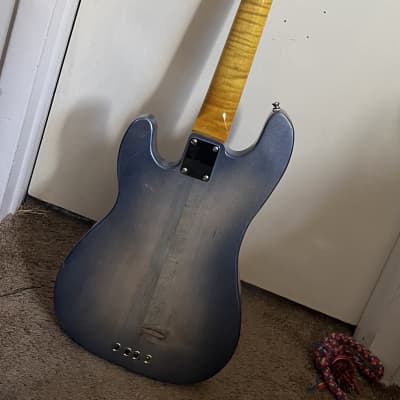 Rumley Western Telecaster bass - Metallic agave burst | Reverb