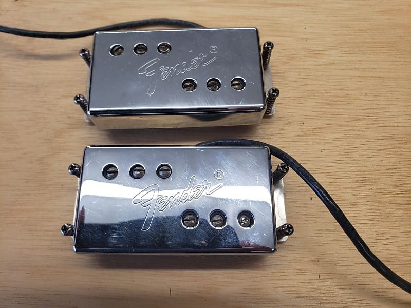 Fender 72 reissue wide range humbuckers - Chrome | Reverb