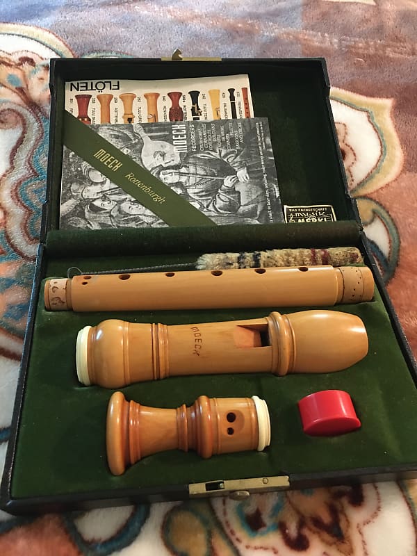 Moeck Rottenburgh C soprano recorder A442- Castello boxwood - | Reverb