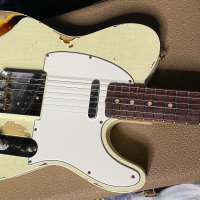 Fender Custom Shop Nashville Telecaster - Relic Olympic White | Reverb