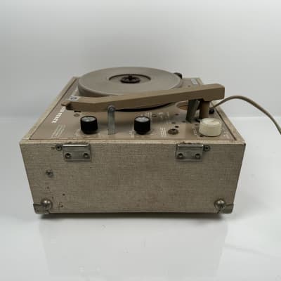 Newcomb Solid State portable suitcase record player EDT-15C | Reverb