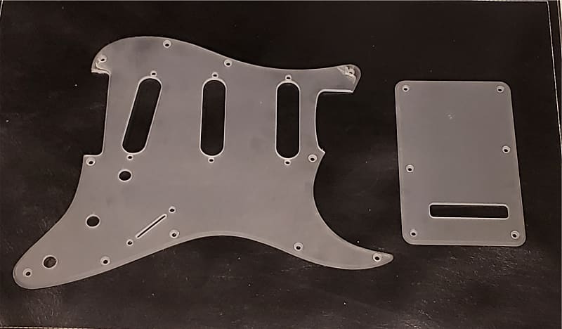 High quality, SSS Clear Acrylic Pick guard made for a Strat | Reverb