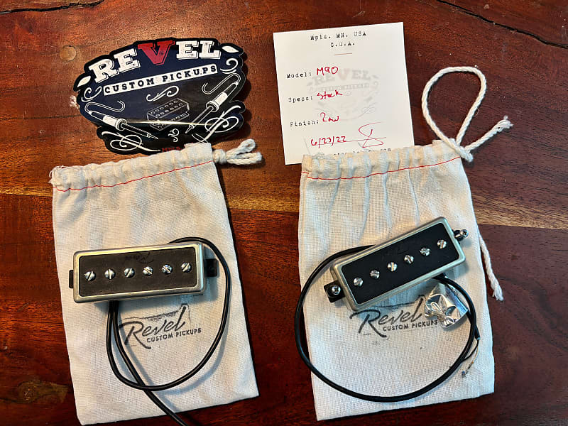 Revel Mini P-90 pickups 2022 - Raw & Black | Reverb