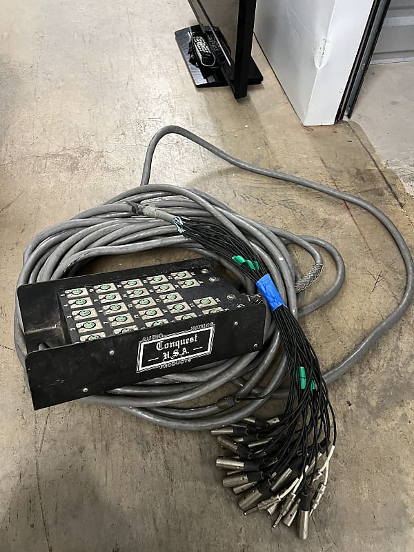 Conquest Stage Snake 28 Channel, 100 foot | Reverb
