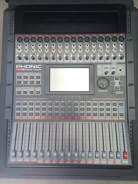 Phonic S16 (Summit) 16 Channel Digital Mixer 2012 Black | Reverb