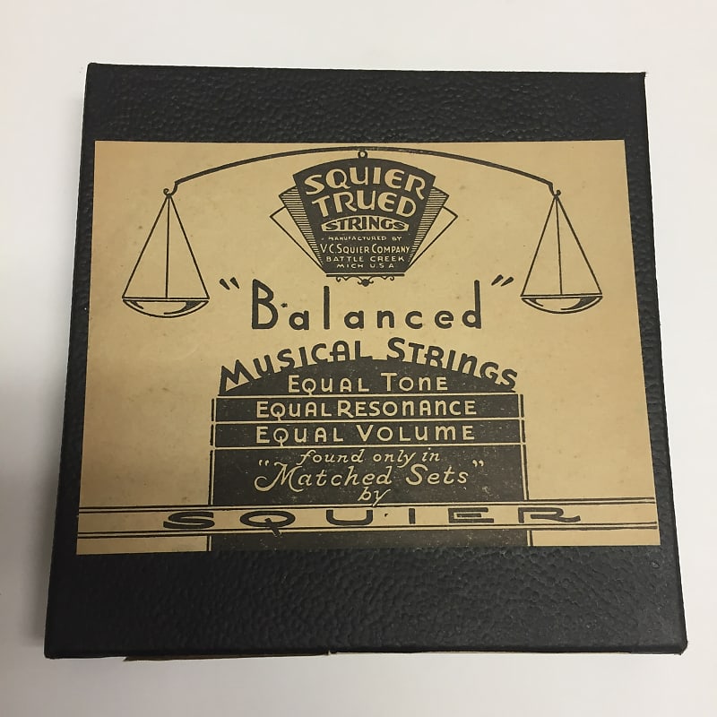 Squier Trued Strings 30's 40's Not Fender | Reverb