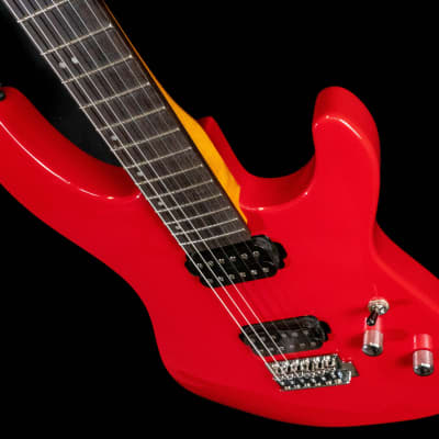 Samick SS70 Samick double cutaway red electric guitar. | Reverb