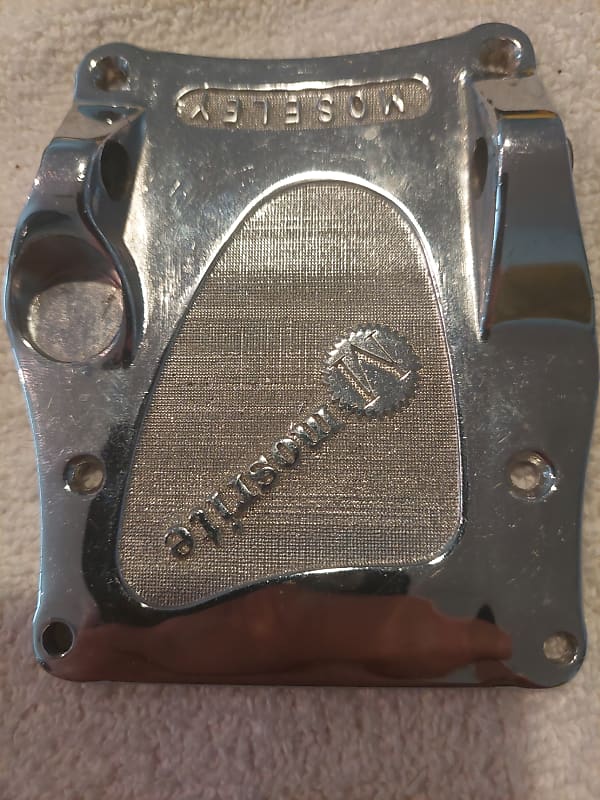 Mosrite Tailpiece Base 1960s Chrome | Reverb