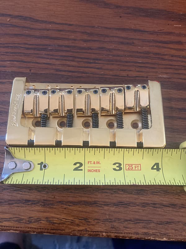 Washburn 5 string bass guitar bridge 2010’s Gold | Reverb