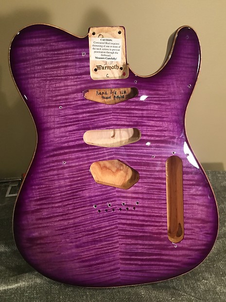 Warmoth Tele Body 2012 Purple Dye | Reverb