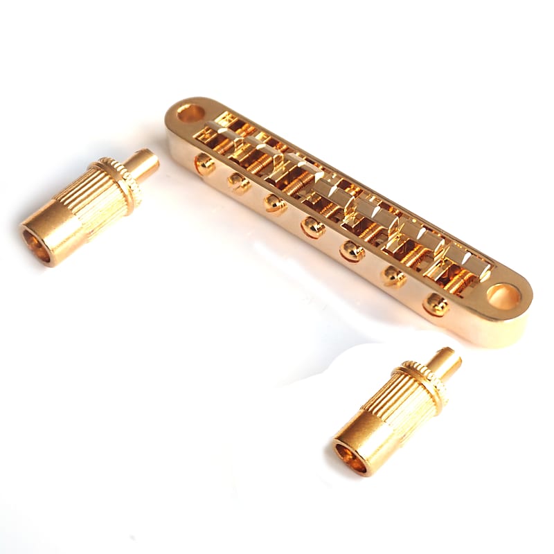 7 String Tune-O-Matic Bridge - Gold | Reverb