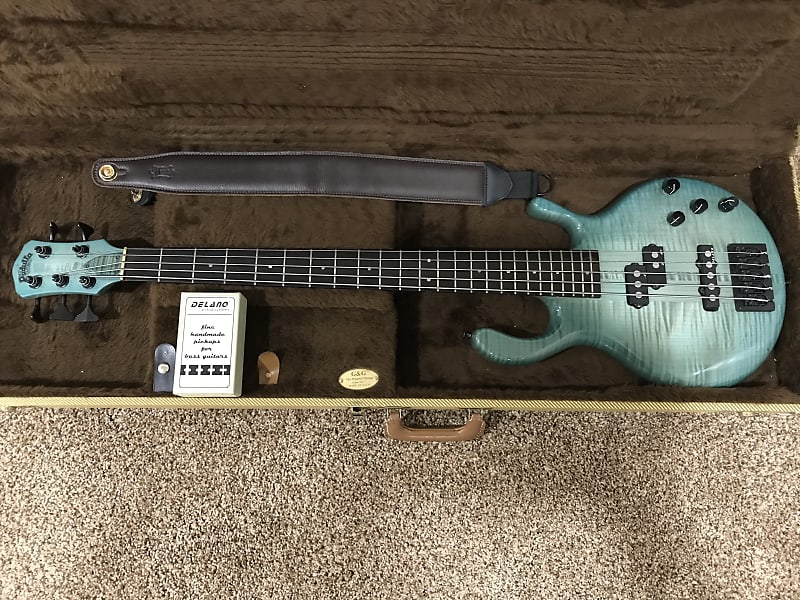 Pedulla MVP 5-string Bass Green | Reverb