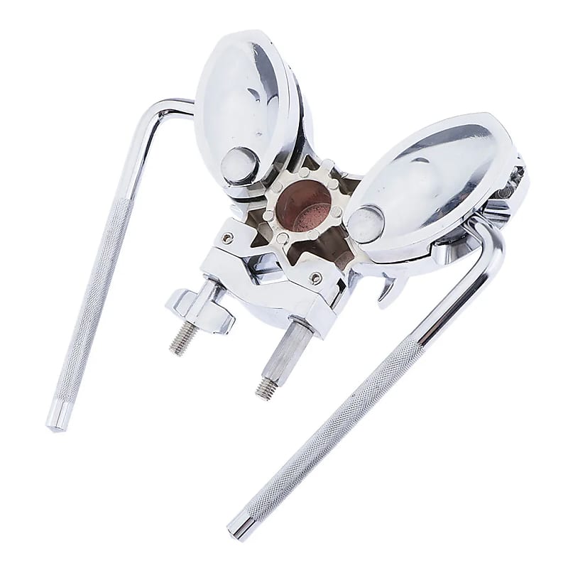 Metal Bass Drum Double Tom Holder Stand | Reverb