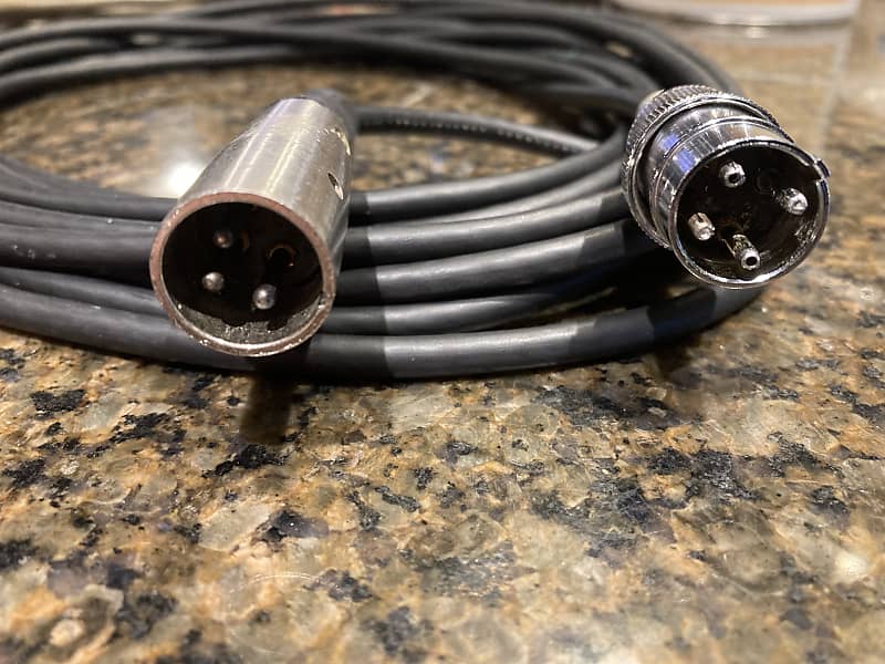 20 foot 4 pin Amphenol to 3 pin XLR Low Impedance cable for | Reverb