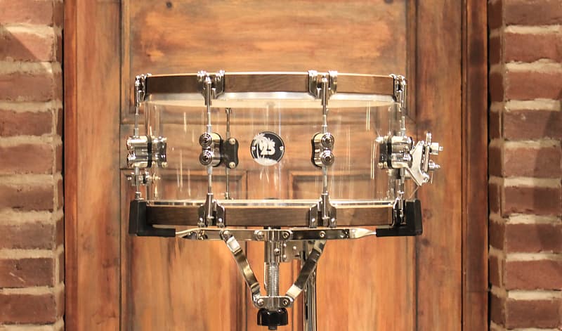 PDP 25th Anniversary Clear Acrylic 6.5x14 Snare Drum - New! | Reverb