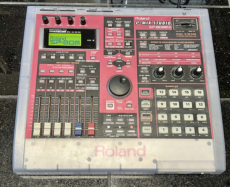 Roland SP-808EX e Mix Studio Drum Machine Processor Pink; | Reverb