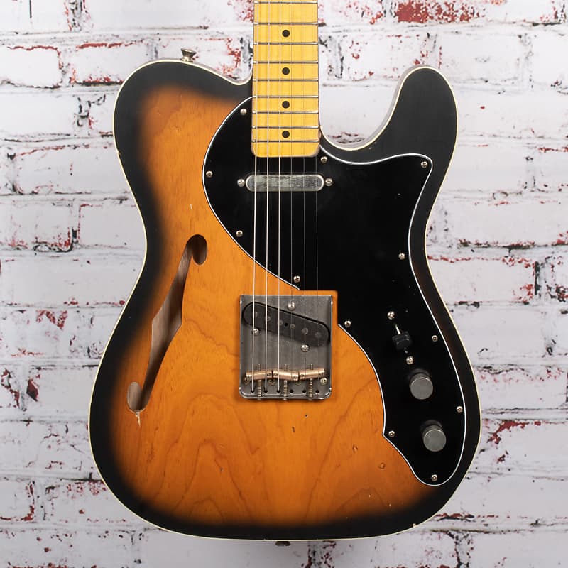 Nash T-69 Thinline Electric Guitar Ash 2-Toneburst Serial | Reverb