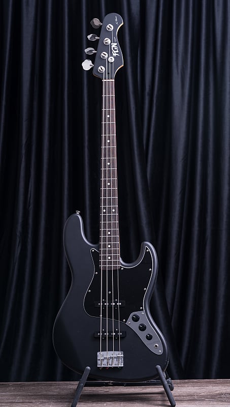 Black on Black 2017 FujiGEN Neo Classic Bass - Made in Japan | Reverb