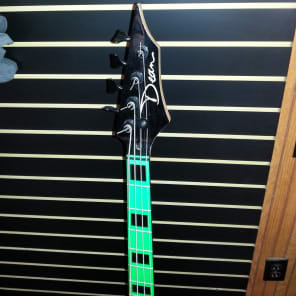 Dean Custom Zone Bass 4 string Nuclear Green Excellent | Reverb