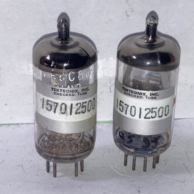 1976 Amperex ECC88 6DJ8 Tubes, Matched Pair, Tested, NOS, | Reverb