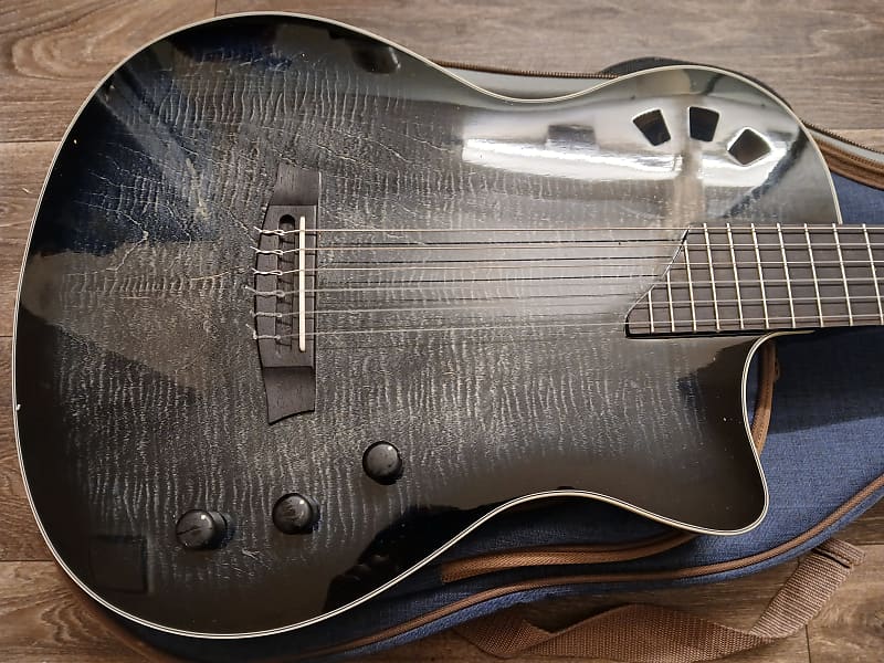 Cordoba Stage Thinline Nylon-String Guitar 2024 - Black Burst | Reverb