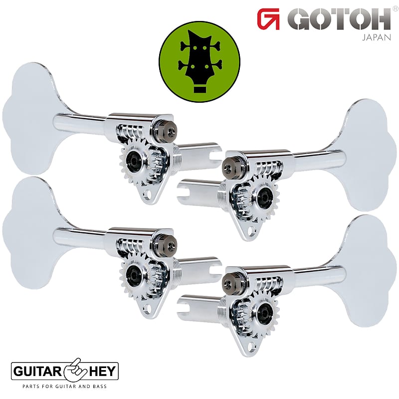 NEW Gotoh GBU510C-9 Compact Bass L2+R2 Tuners Clover Key 2x2 | Reverb