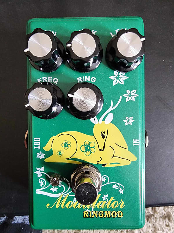 Ginean Modulator Ring Mod 2010s - Green / Yellow | Reverb