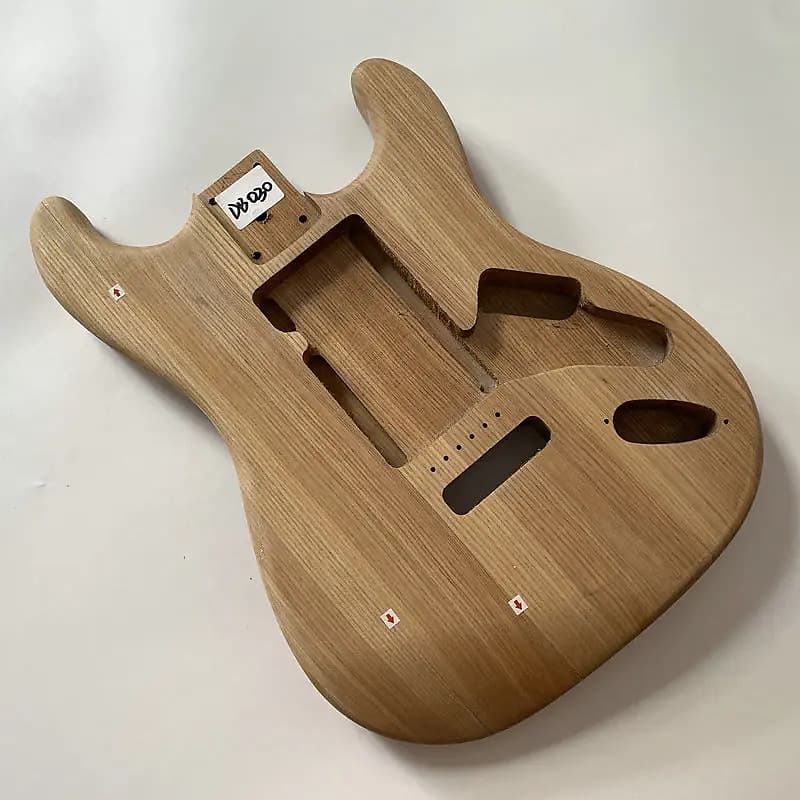 Ash Wood Stratocaster Strat Style Guitar Body DIY Project | Reverb