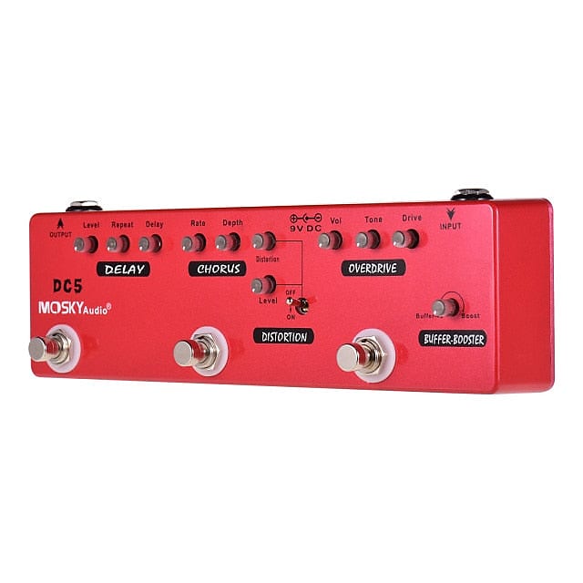 Multi Effects Pedal - Red | Reverb
