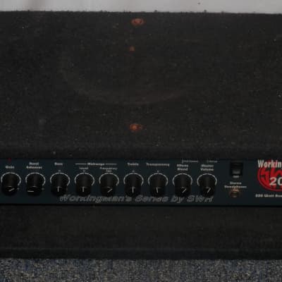 SWR Workingman's 2004 200 watt Bass Amp Head with wooden rack | Reverb