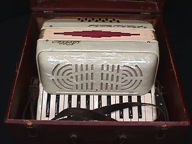 Noble 12 Bass Accordion in it's Original Case & Ready to Play | Reverb