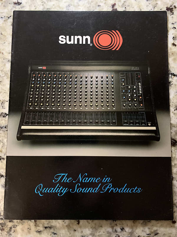 Sunn Catalog 1982 Colosseum Beta and more | Reverb