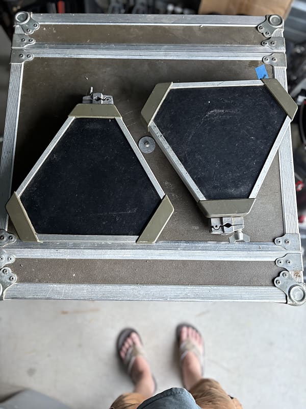 Roland PD-20 Drum Pads Late 80s - Gray | Reverb