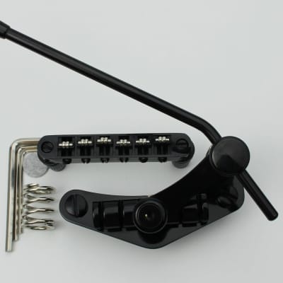 Kahler Flat Mount Tremolo Bridge System 1980s Black | Reverb