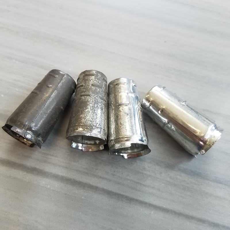 Unknown Pair (2) Tube Shields 12AX7 9-pin Tapered Knight | Reverb